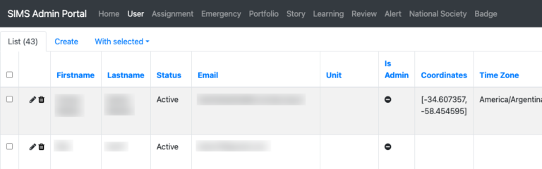 Administrator Backend Controls – SIMS Learning