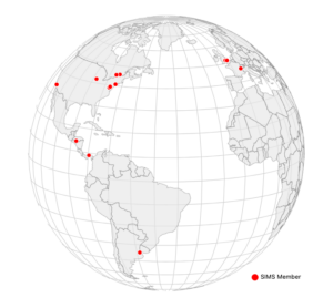 Spinning Globe with Point Markers in D3.js – SIMS Learning
