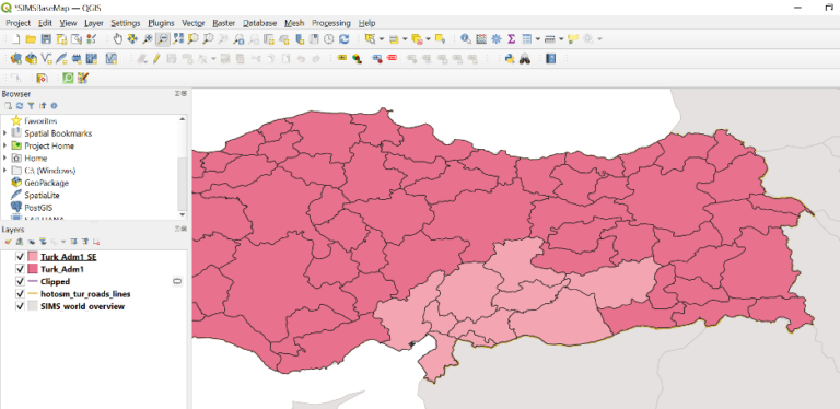 Creating a Basemap in QGIS – SIMS Learning